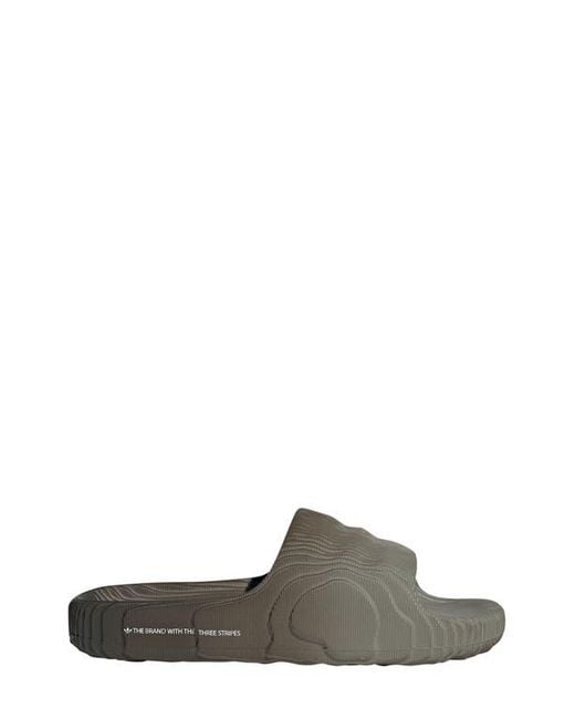 adidas Adilette Sport Slide Sandal in Gray for Men | Lyst