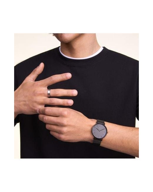 Daniel Wellington Classic Piano Link Bracelet Watch, 40Mm in Black | Lyst