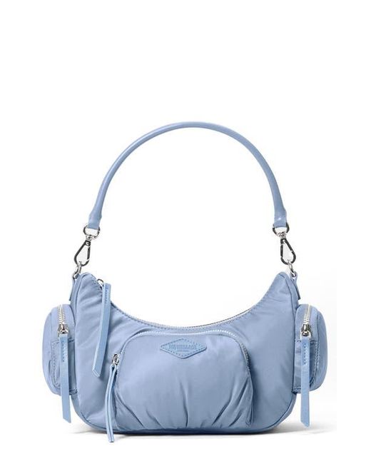 MZ Wallace Small Chelsea Nylon Shoulder Bag in Blue | Lyst