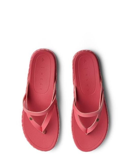 Reef Vista Carmen Platform Flip Flop in Pink | Lyst