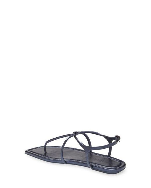 Stuart Weitzman Matilda Metallic Sandal in Blue | Lyst