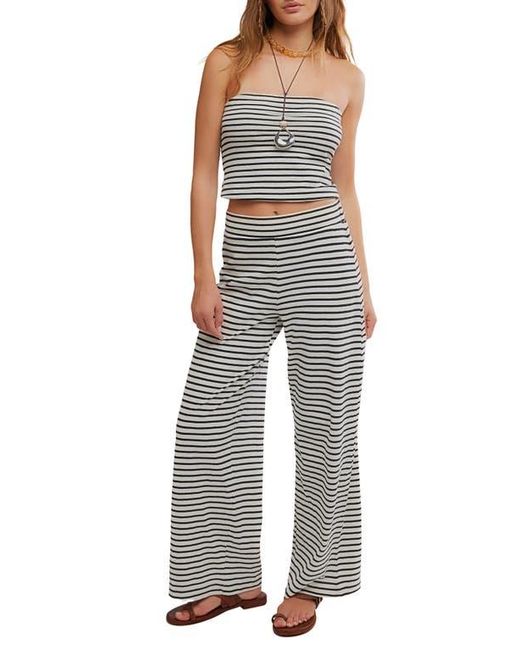 Free People Sailor Tube Top & Wide Leg Pants Set | Lyst