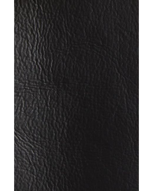 Stand Studio Hadlee Faux Leather & Faux Shearling Coat in Yellow | Lyst