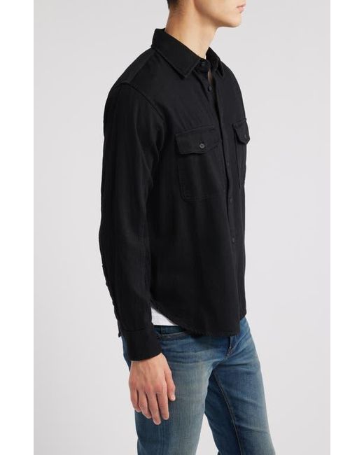 Rag & Bone Jack Engineered Denim Shirt Jacket in Black for Men | Lyst