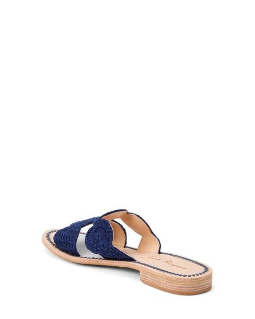 Jack Rogers Laurin Crochet Sandal in Blue | Lyst