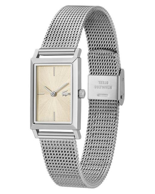 Lacoste Catherine Mesh Strap Watch, 20Mm in White for Men | Lyst