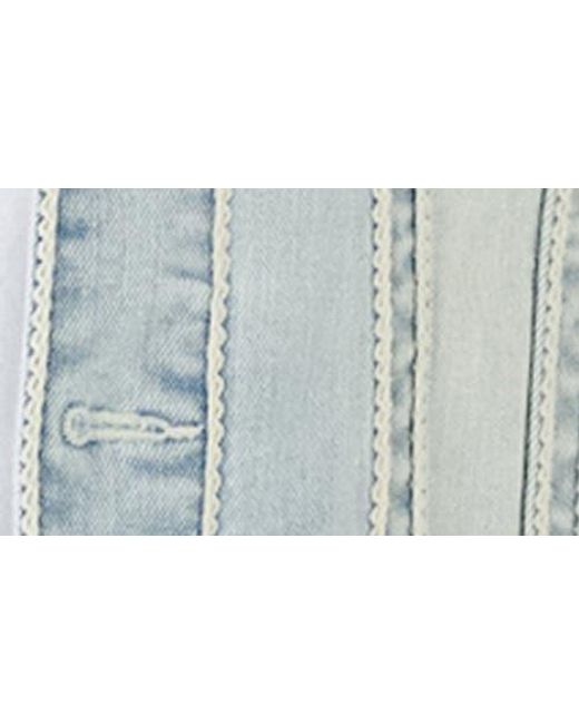 True Religion Jimmy Rope Stitch Denim Jacket in Blue for Men | Lyst