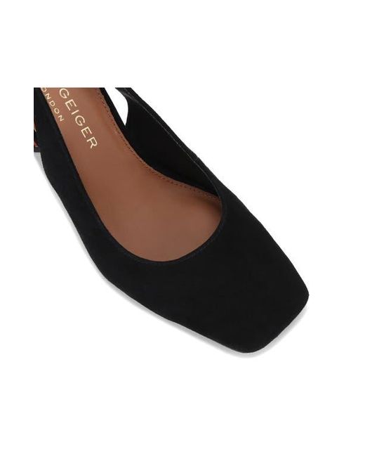 Kurt Geiger Perspex Slingback Pump in Black | Lyst