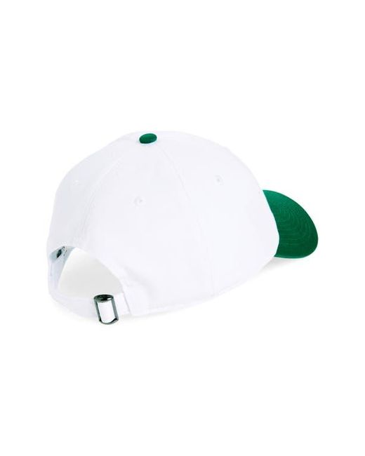 Sporty & Rich Health Is Wealth Embroidered Cotton Twill Baseball Cap in ...