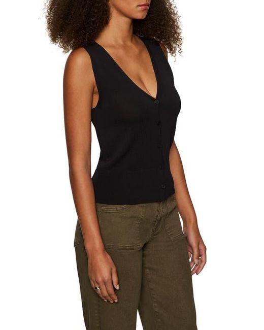 Sanctuary Button-Up Vest in Black | Lyst