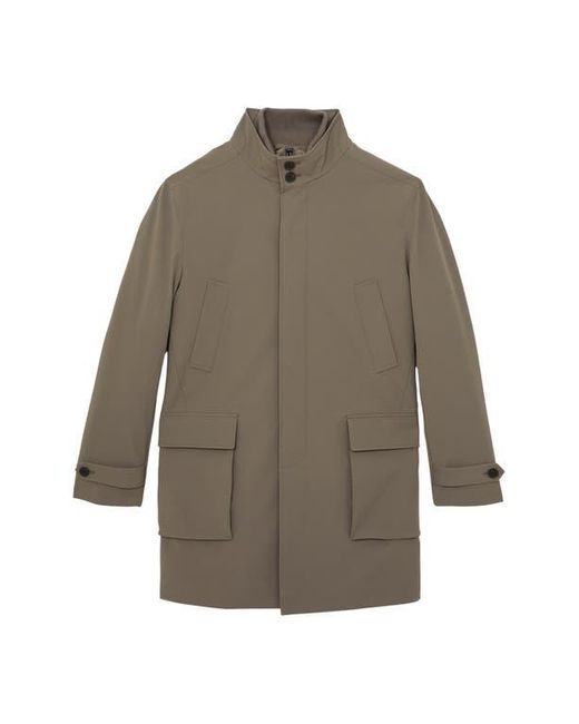 Reiss Player Water Resistant Coat in Brown for Men | Lyst