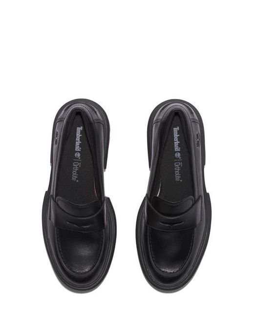 Timberland Everleigh Platform Penny Loafer in Black | Lyst