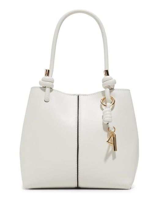 ALDO Evie Lilyy X Faux Leather Satchel in White | Lyst