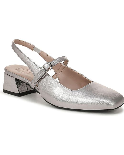 Naturalizer Jalee Slingback Pump in White | Lyst