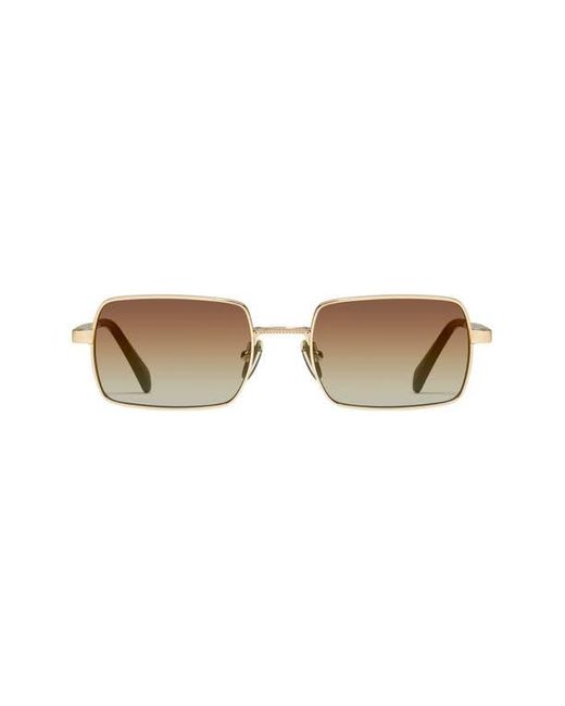 Quay Dnd 55Mm Small Square Sunglasses in Brown | Lyst