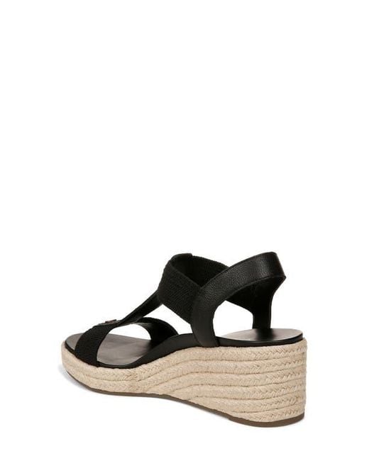 Vionic Calera Espadrille Wedge Sandal in Black | Lyst