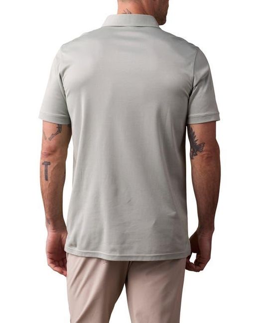 The Normal Brand Performance Piqué Polo in Gray for Men | Lyst
