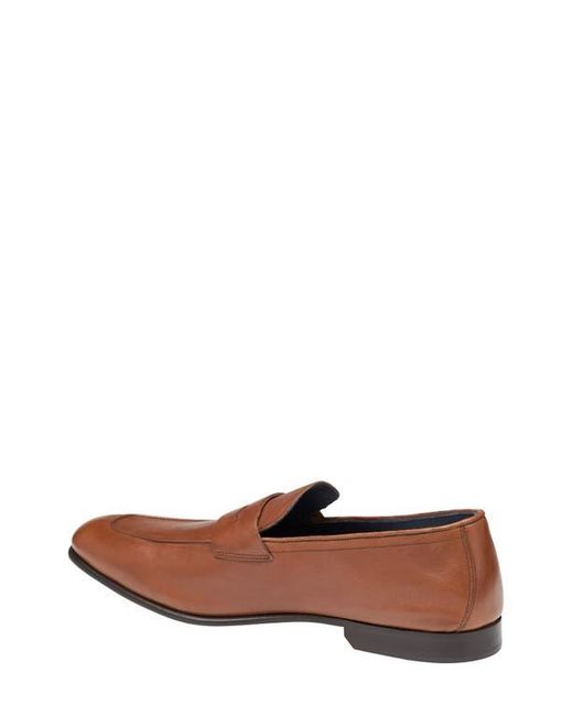Johnston & Murphy Taylor Moc Toe Penny Loafer in Brown for Men | Lyst