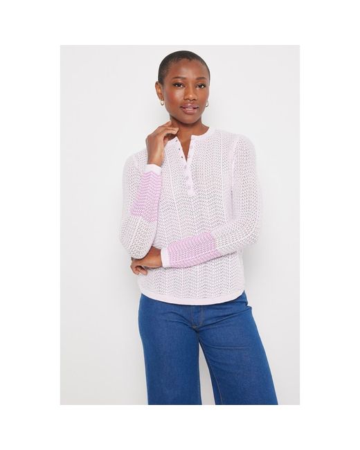 Lisa Todd Self Love Henley in White | Lyst