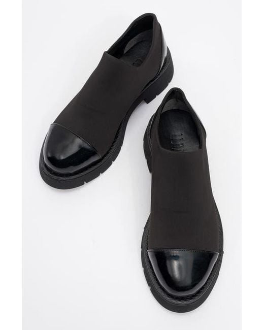 Prologue Shoes Panola Scuba Loafer in Black | Lyst