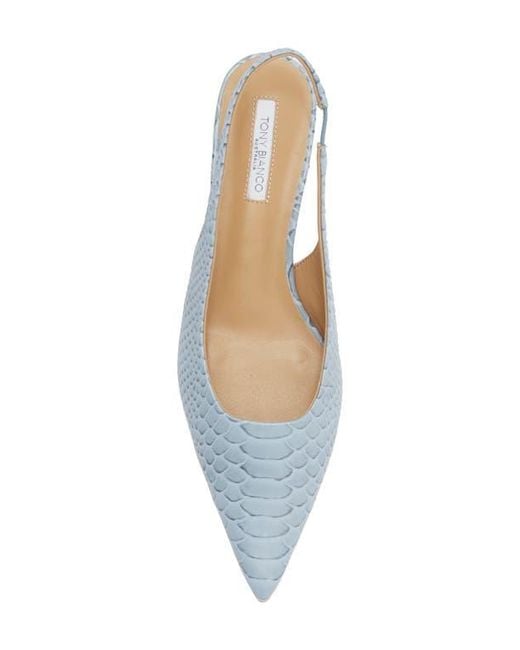 Tony Bianco Catie Slingback Pump in Blue | Lyst