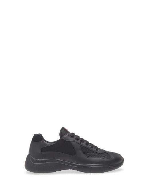Prada America's Cup Soft Bike Low Top Sneaker in Blue for Men | Lyst