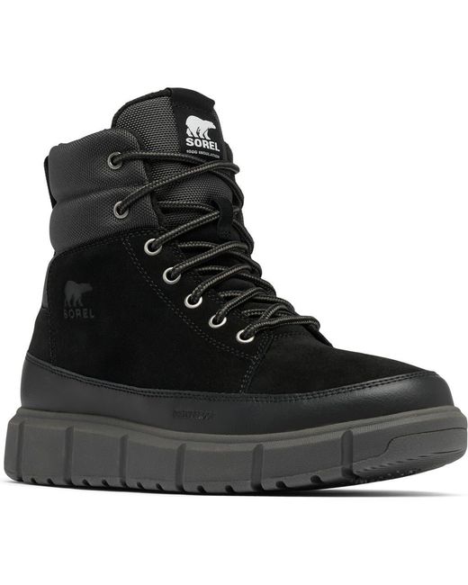 Sorel Explorer Iii Waterproof Boot in Black for Men | Lyst