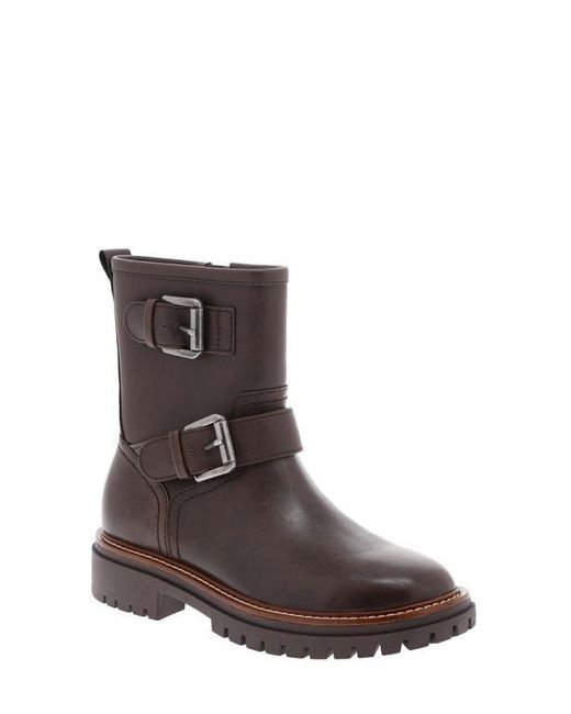 MIA Florence Water-Resistant Leather Boot in Brown | Lyst