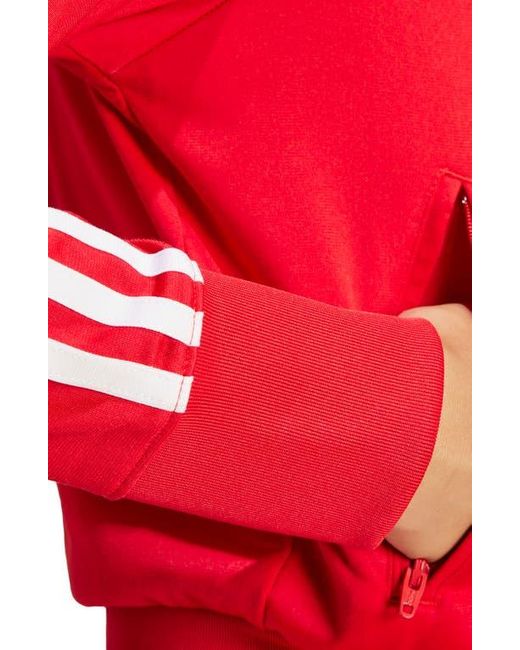 adidas Originals Adicolor Classics Sst Track Jacket in Red | Lyst