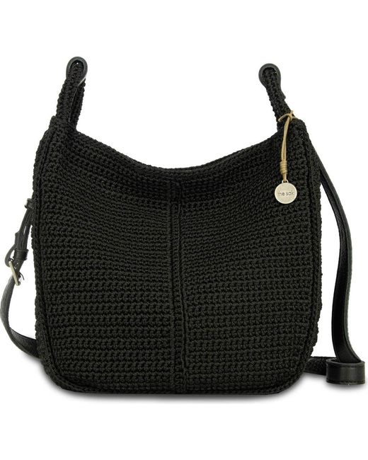 The Sak Los Feliz Crossbody Crochet Bag in Black | Lyst