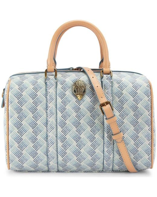 Kurt Geiger Camden Boston Satchel in Blue | Lyst