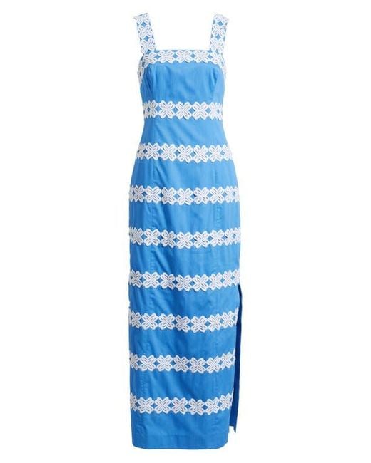 Lilly Pulitzer Davis Maxi Dress in Blue | Lyst