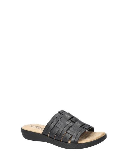 Easy Street Maha Slide Sandal in Black | Lyst