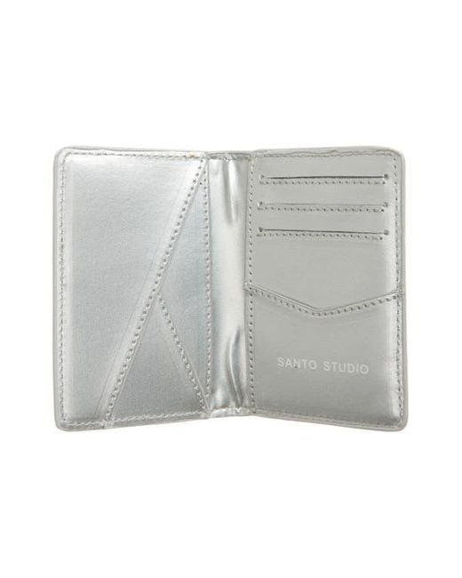 Saint Studio Elly De La Cruz Bifold Wallet in Metallic for Men | Lyst
