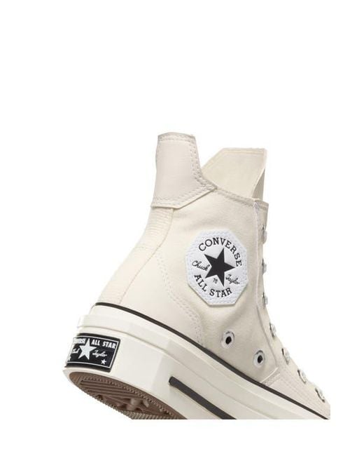 Converse Gender Inclusive Chuck 70 De Luxe Square Toe Platform High Top ...