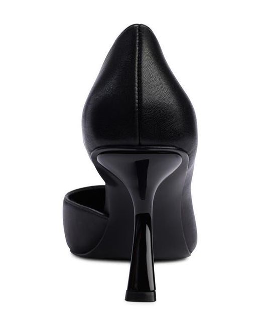 Karl Lagerfeld Kipton Half D'Orsay Pump in Black | Lyst