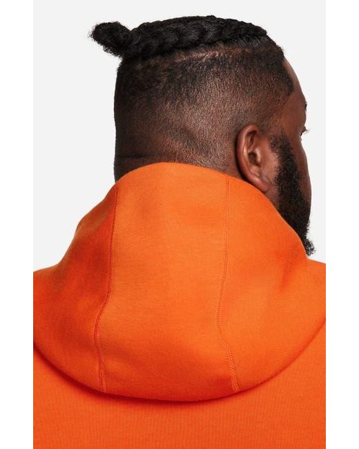 Nike Tech Fleece Windrunner Zip Hoodie in Orange for Men | Lyst