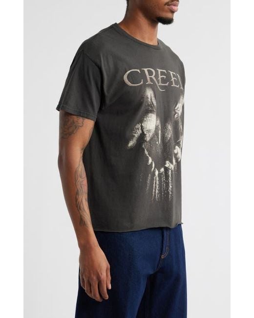 Merch Traffic Creed Sandy Hands Crop Graphic T-Shirt in Black for Men ...