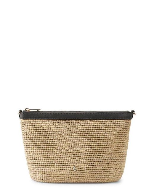 Helen Kaminski Liliana Raffia Crossbody Bag in Metallic | Lyst