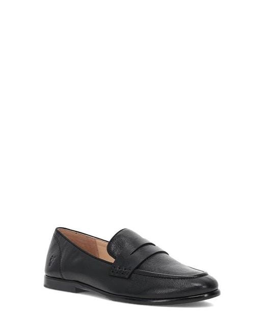 Frye Faith Penny Loafer in Black | Lyst