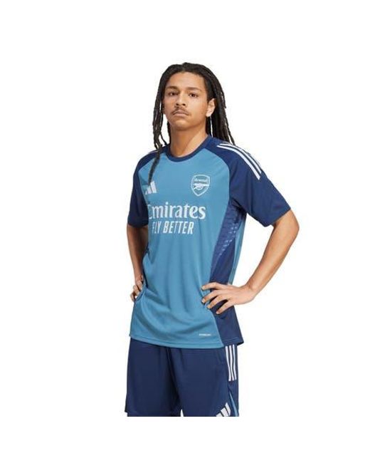 adidas Arsenal 2025/26 Aeroready Training Jersey in Blue for Men | Lyst