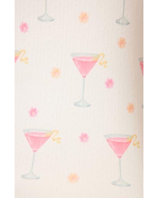 Pj Salvage Tini Time Pajama Tank in Pink | Lyst