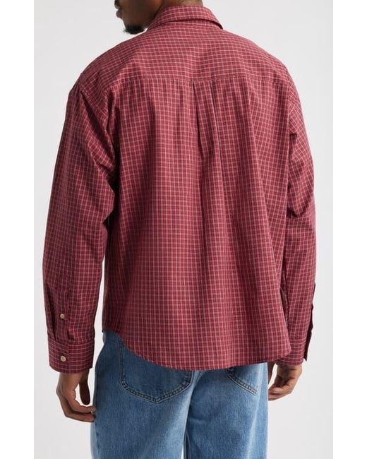 Elwood Graduation Button-Up Shirt in Red for Men | Lyst