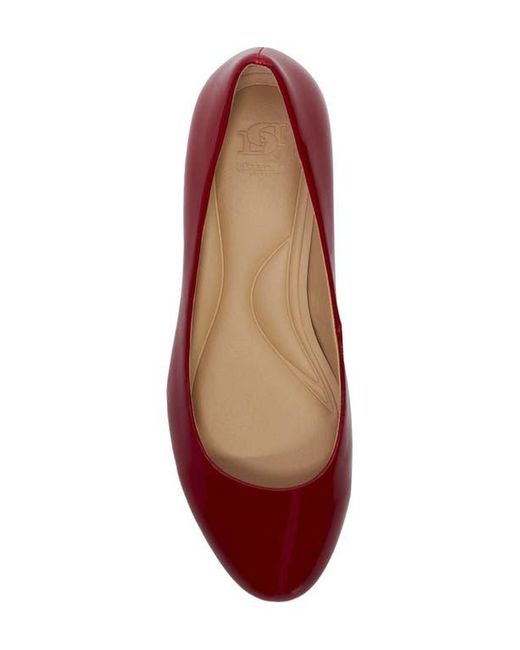 Dune Bracket Almond Toe Pump in Red | Lyst