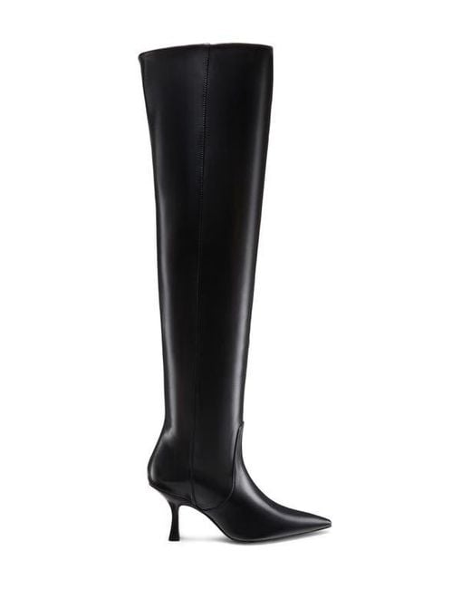 Stuart Weitzman Naomi Over The Knee Boot in Black | Lyst