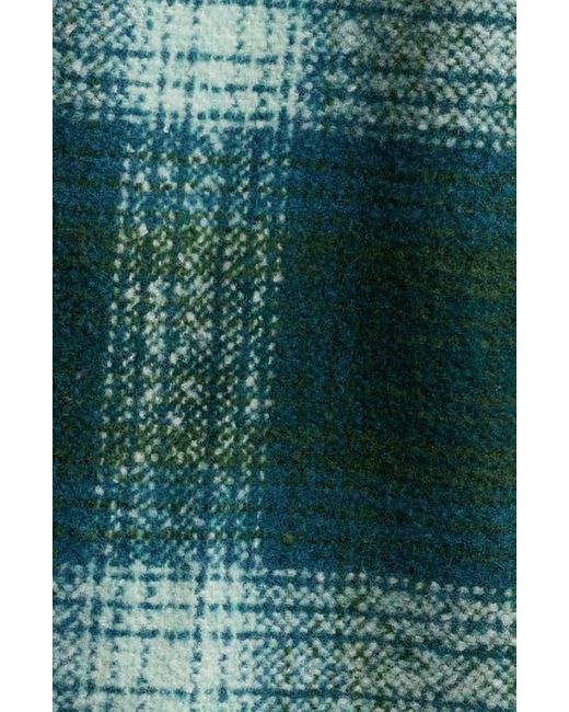 Levi's Type 3 Plaid High Pile Fleece Lined Trucker Jacket in Green for ...