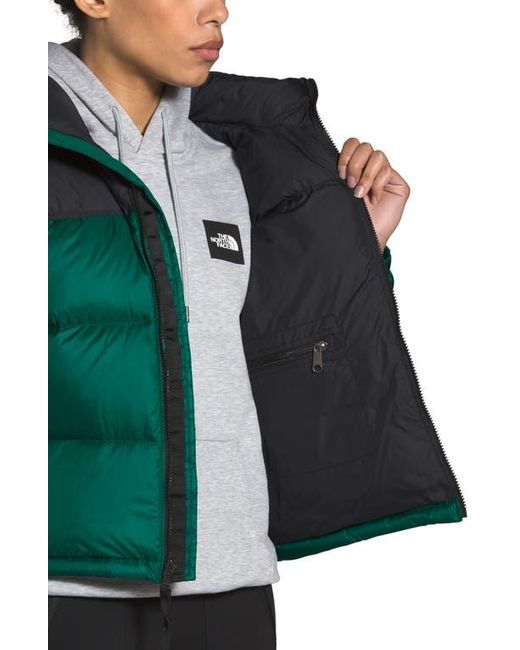 The North Face Nuptse 1996 Packable Shiny Quilted Down Jacket in Green ...