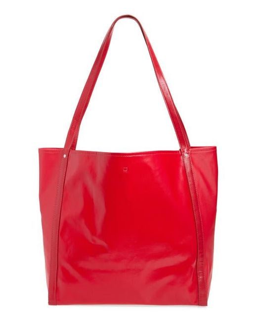 Rag & Bone Jet Coated Canvas Tote in Red | Lyst