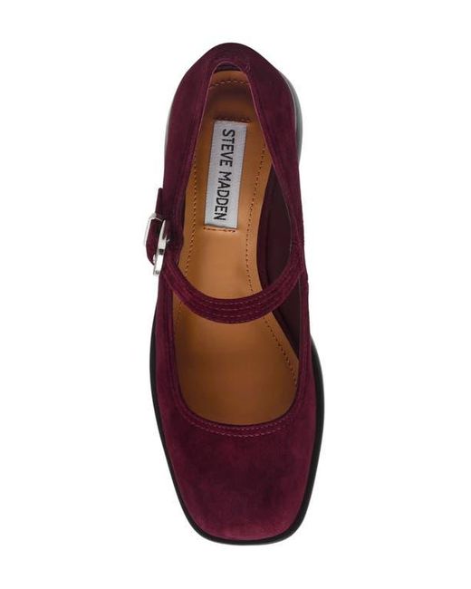 Steve Madden Delancy Mary Jane Flat in Purple | Lyst