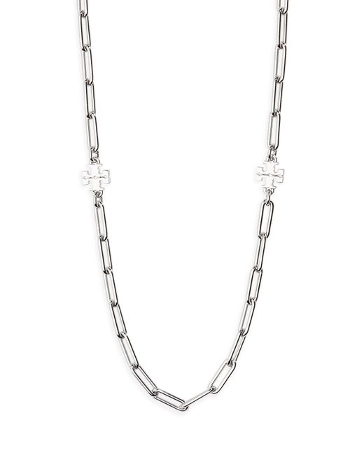 Tory Burch Good Luck Chain Necklace in Blue | Lyst